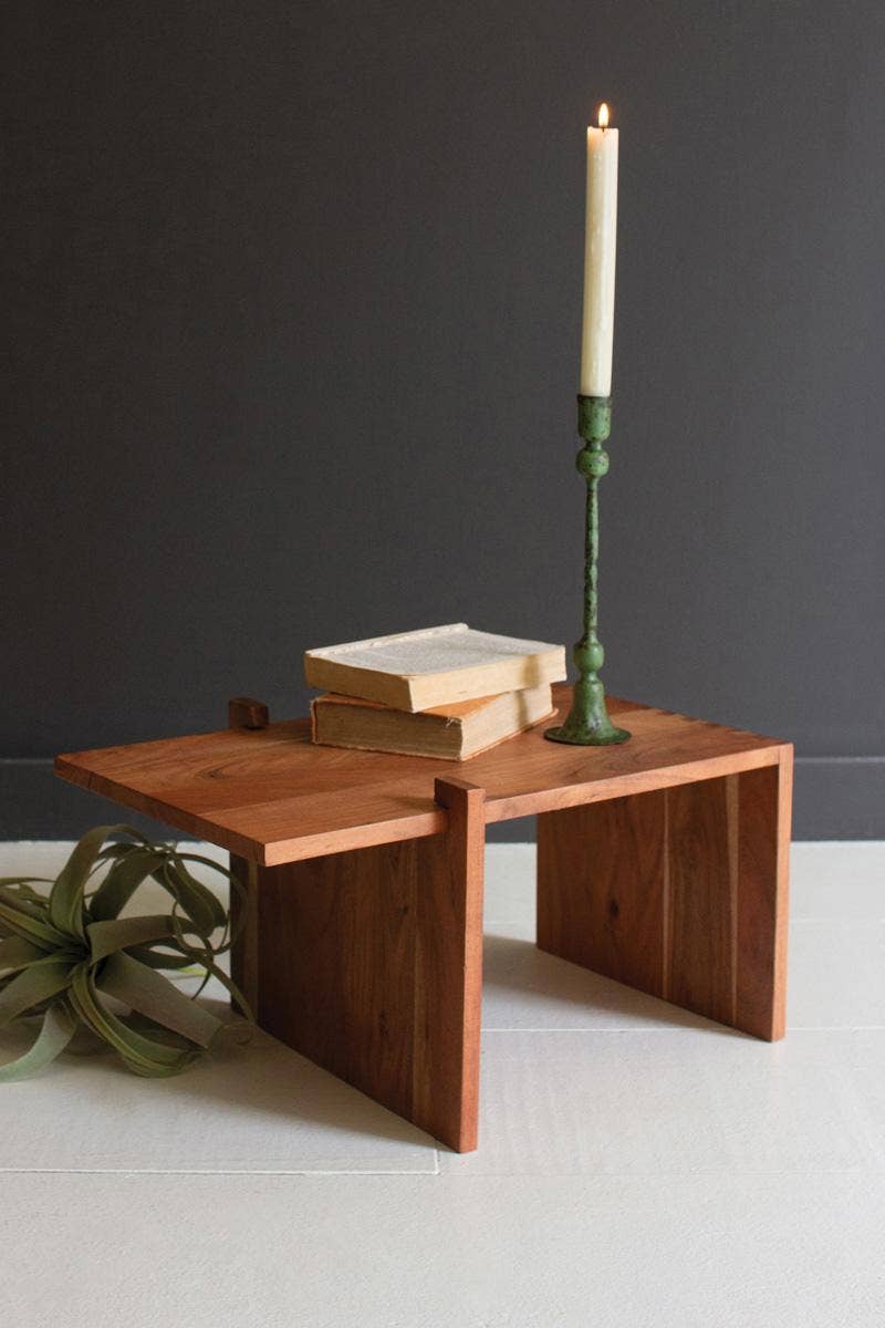 ACACIA WOOD ADJUSTABLE RISER – Modern Heritage Collective